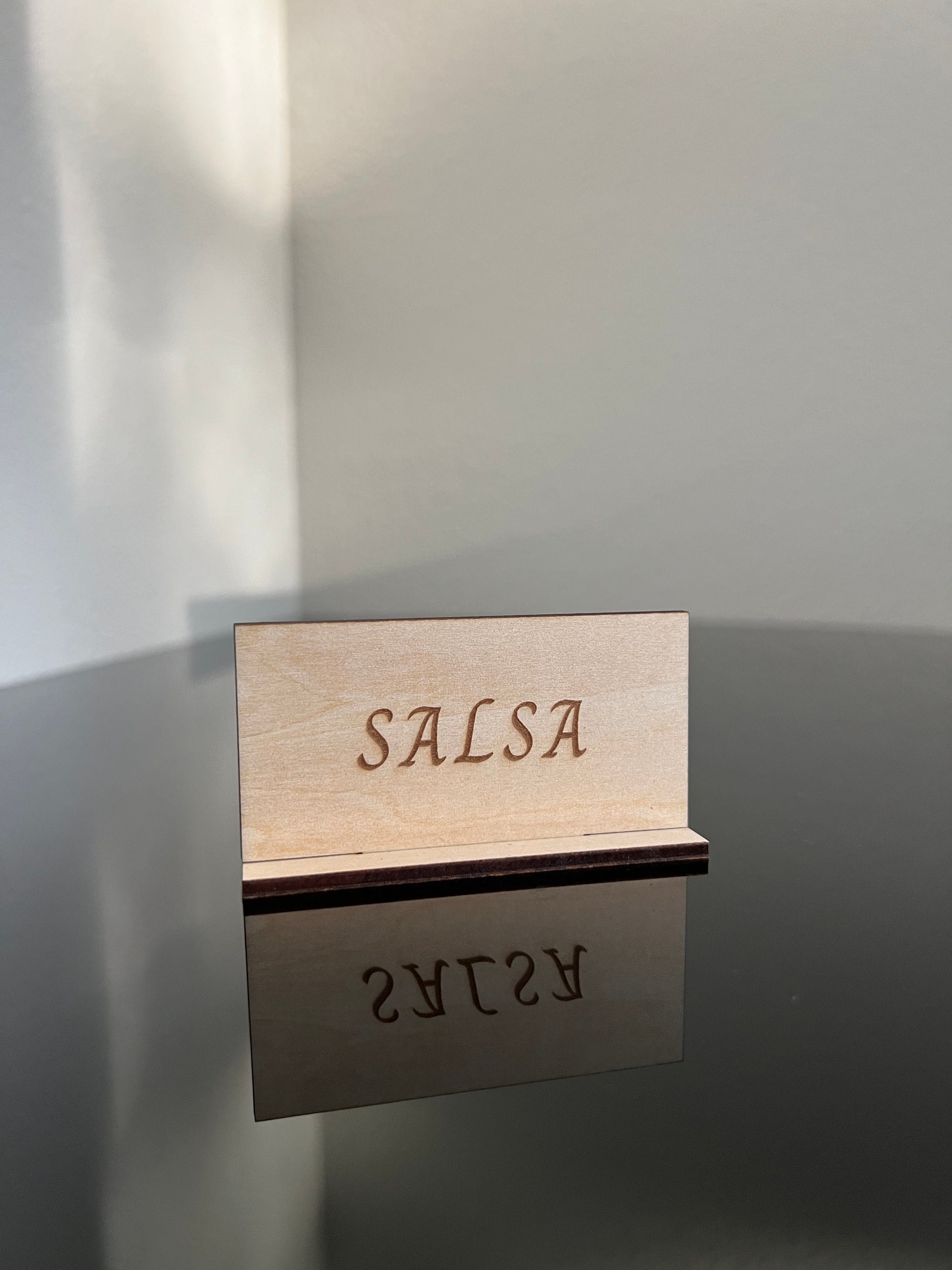 Wood Buffet Food Name Sign, Food Table Tent Card, Food Tag, Cute Buffet ...