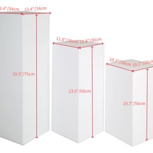 3 Pcs-set Metal Square Stand thick Steel Plate Pedesta Stand L Plinth ...