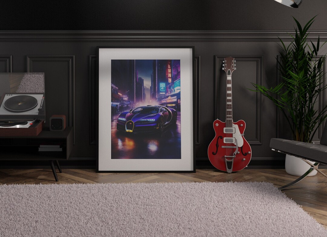 Luxury Car Poster,bugatti Night Poster,new York Street Poster,exquisite ...