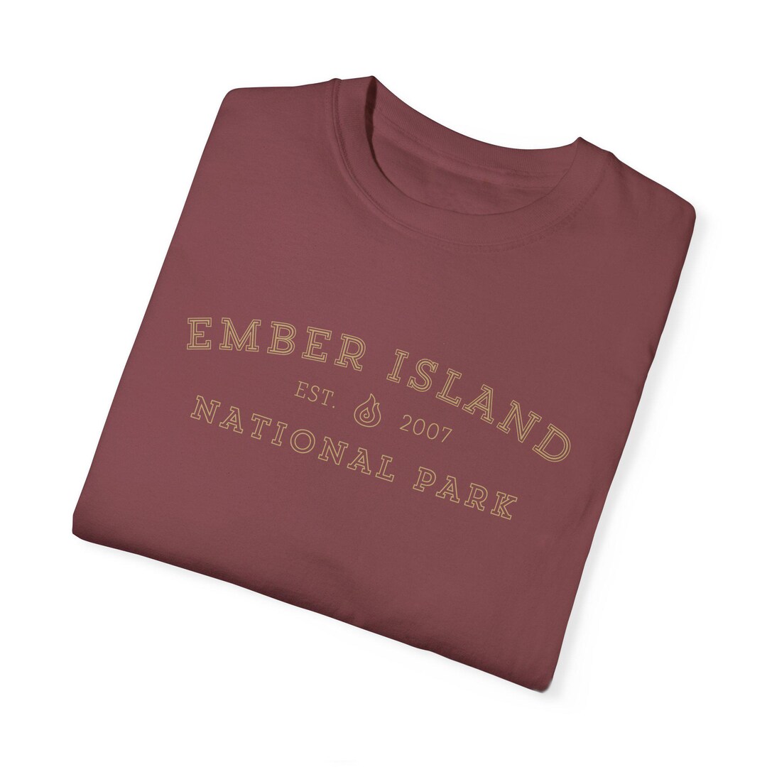Ember Island National Park Comfort Colors Garment-dyed T-shirt - Etsy