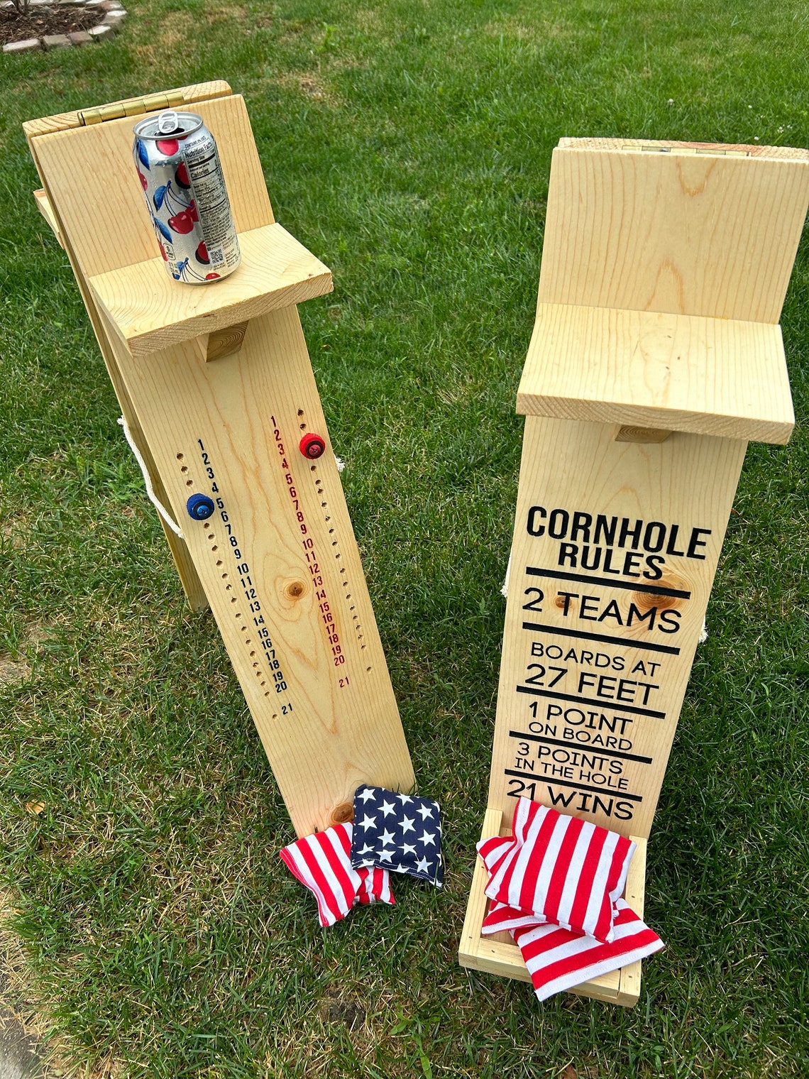 Customized Cornhole Set - Etsy