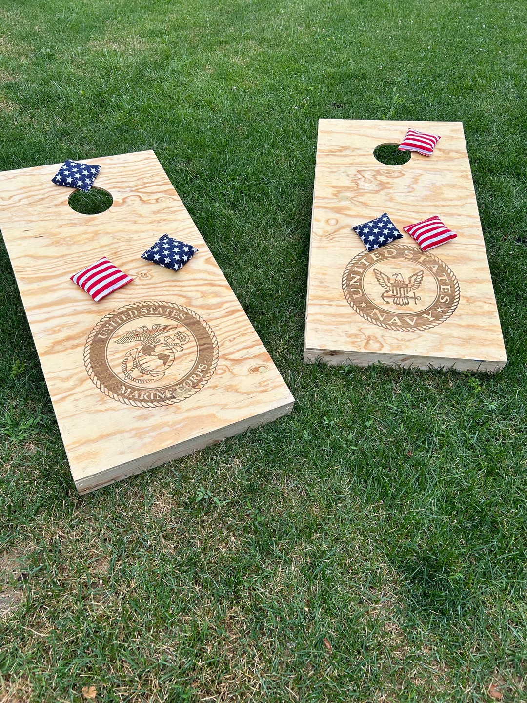Customized Cornhole Set - Etsy