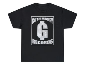 Goth Money Records Bling Heavy Cotton Tee Shirt - Etsy