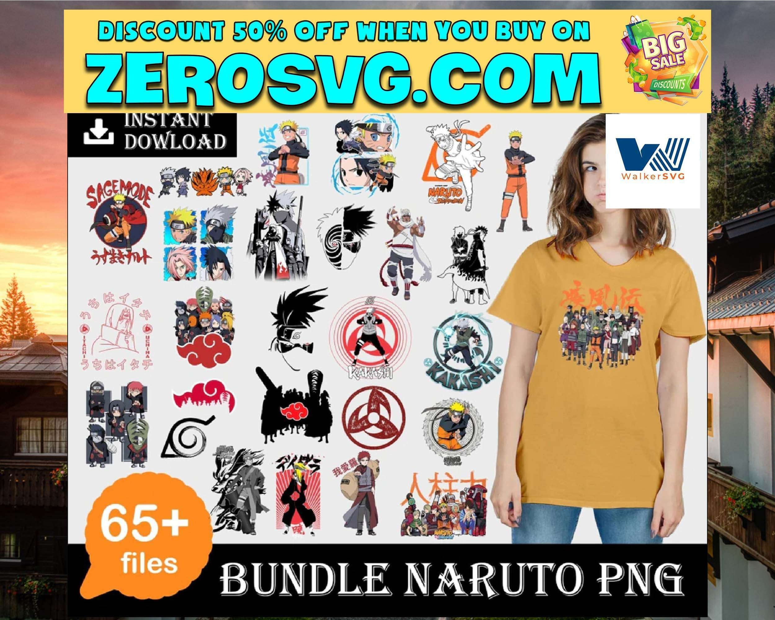 65 File Naruto Png Bundles Naruto Svg EPS PNG DXF for - Etsy