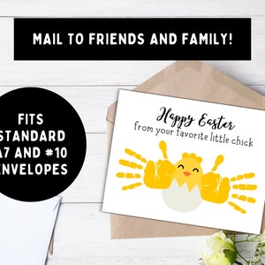 10 Easter Handprint and Footprint Craft Bundle Printable DIY Spring ...
