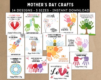 Father's Day Handprint, Footprint and Fingerprint Craft Bundle ...