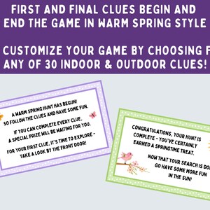 Spring Treasure Hunt -- Scavenger Hunt for Kids & Family -- Fun ...