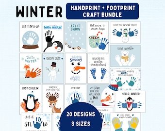 3 Groundhog Day Handprint and Footprint Craft Bundle Printable DIY ...