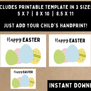 Easter Egg Handprint Craft -- Printable DIY Art Activity for Kids ...