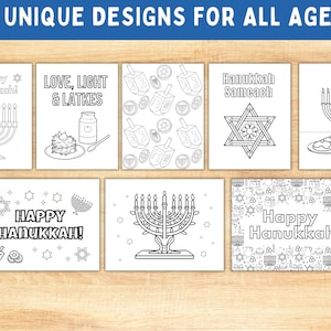 8 Hanukkah Coloring Pages -- Printable Chanukah Crafts for Kids ...