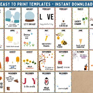 Handprint Memory Book Printable Handprint Craft Monthly Handprint Art ...