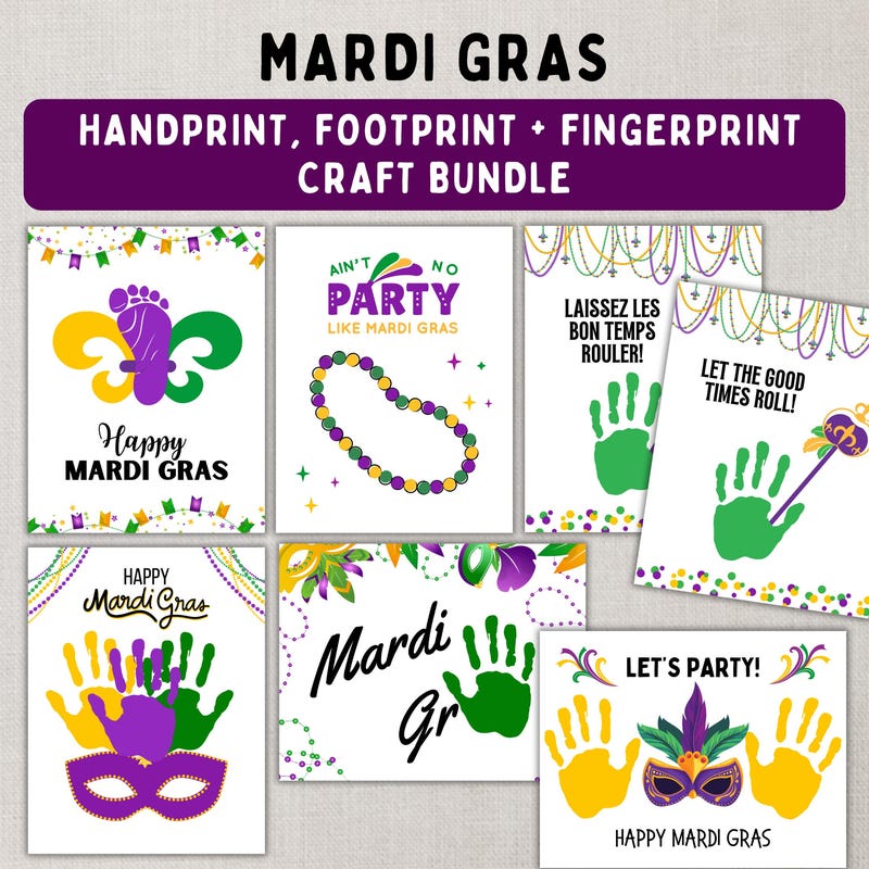 Mardi Gras Activity - Etsy