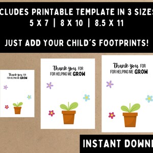 Teacher Appreciation Flower Handprint Craft Printable DIY Art ...