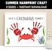 Summer Crab Handprint Craft Printable DIY Summer Craft Activity ...