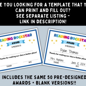 Editable Classroom Awards -- Customizable End of Year Student ...