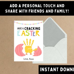 Easter Hatching Chick Handprint Craft -- Printable DIY Art Activity ...