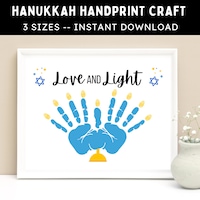 Hanukkah Menorah Crown Craft for Kids | Printable Hanukkah Headband ...