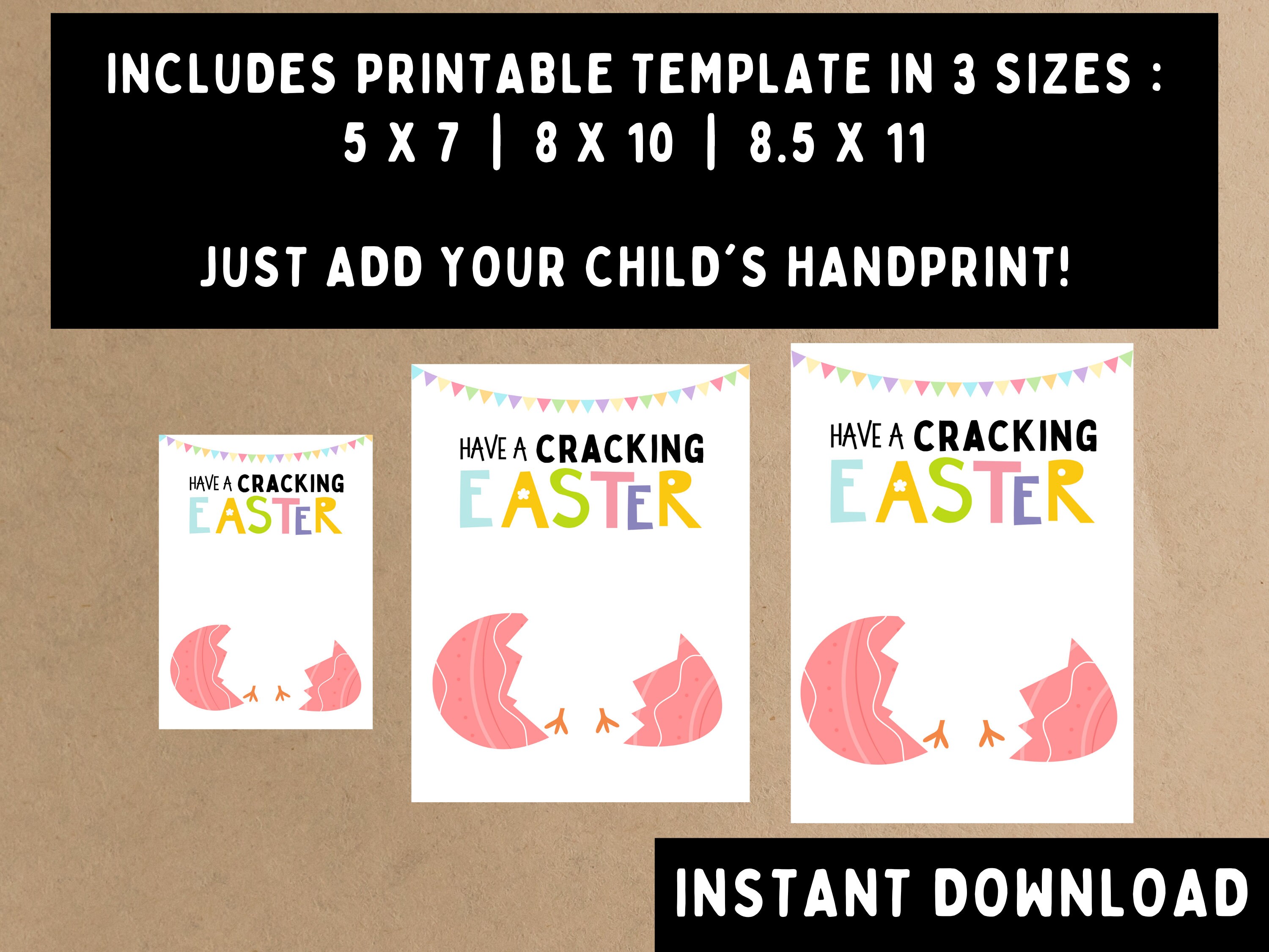 Easter Hatching Chick Handprint Craft -- Printable DIY Art Activity ...