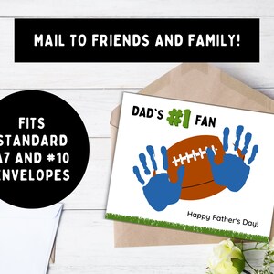 Father's Day Handprint, Footprint and Fingerprint Craft Bundle ...