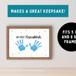 Hanukkah Handprint Craft Bundle -- Printable Chanukah Activity for Kids ...