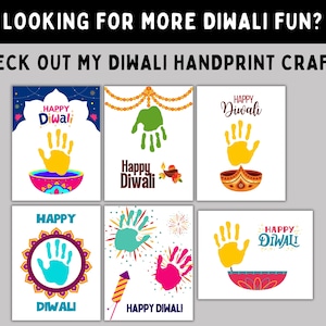 Diwali Cut and Paste Paper Crafts -- Printable Torn Paper Art ...