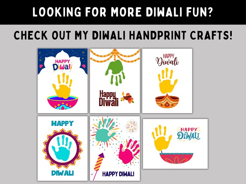 Diwali Cut and Paste Paper Crafts -- Printable Torn Paper Art ...