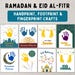 Ramadan and Eid Al-fitr Handprint & Footprint Craft Bundle - Printable ...
