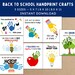 Back-to-school Handprint Craft Bundle -- Printable DIY Class Art ...