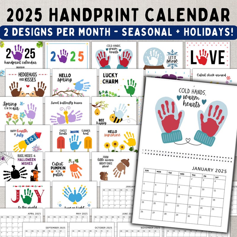 Christmas Handprint - Etsy