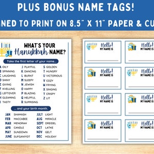 11 Hanukkah Games -- Printable Chanukah Activities for Kids & Adults ...