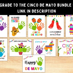 Happy Cinco De Mayo Handprint Craft -- Printable DIY Art Activity for ...