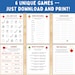 6 Rosh Hashanah Games -- Printable Jewish New Year Activities -- Rosh ...