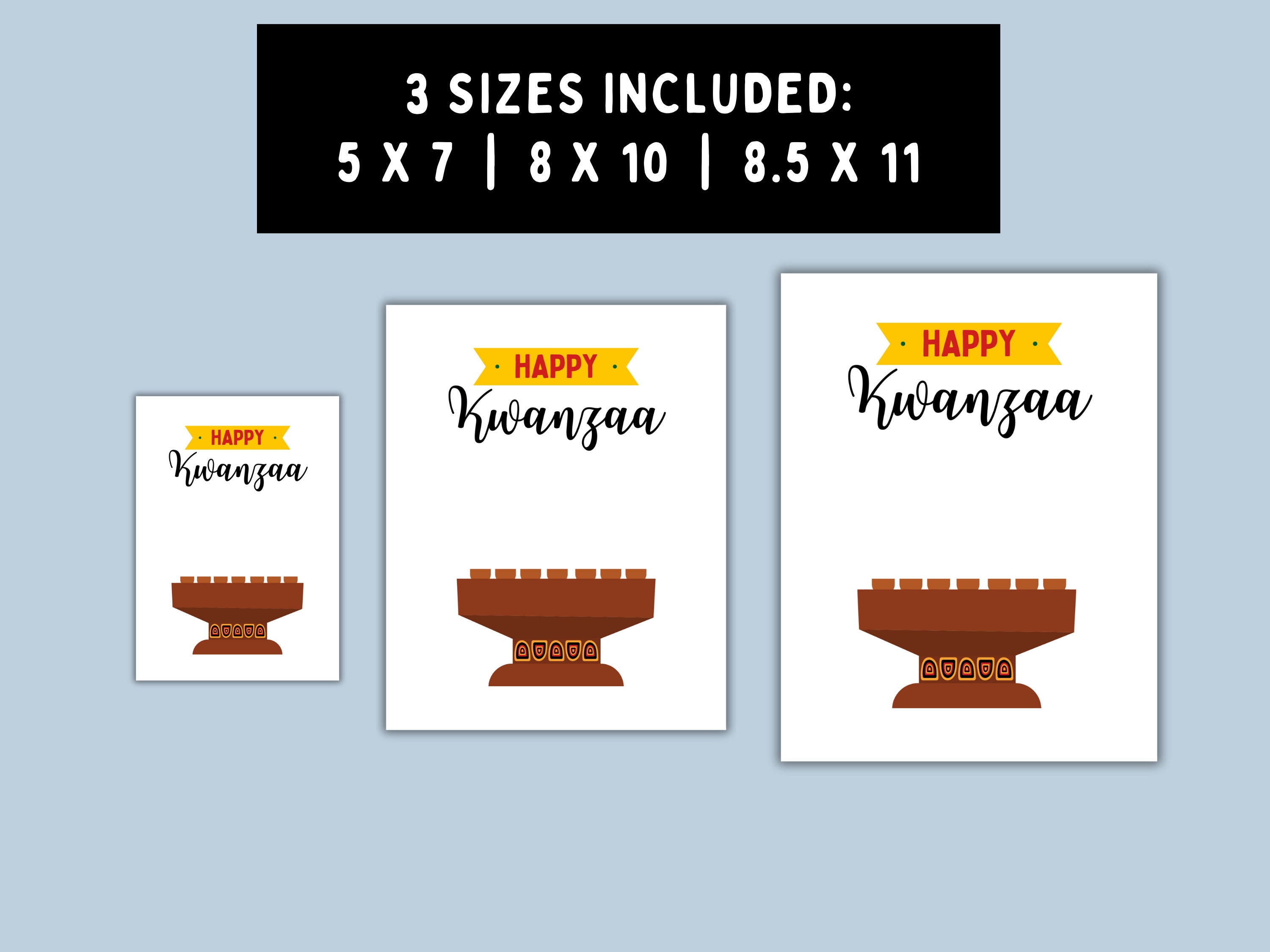 Kwanzaa Handprint and Fingerprint Craft Bundle - Printable School and ...