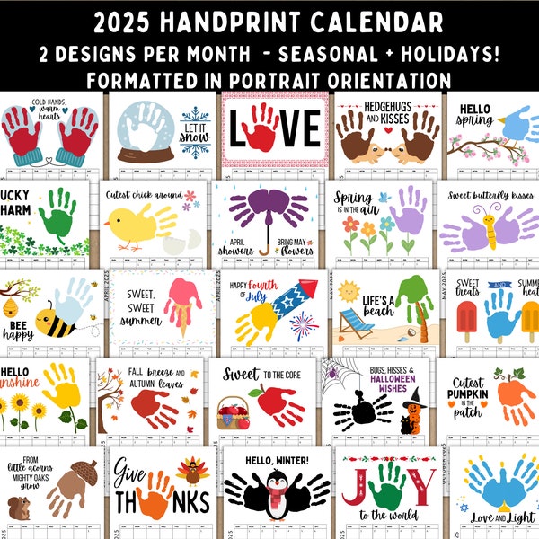 Handprint Keepsake - Etsy