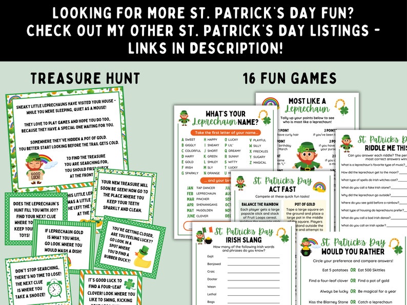 Leprechaun Trap Kit – DIY Printable St Patrick's Day Activity to Catch ...