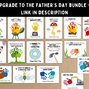 Father's Day Baseball Handprint Craft -- Printable DIY Art Activity for ...