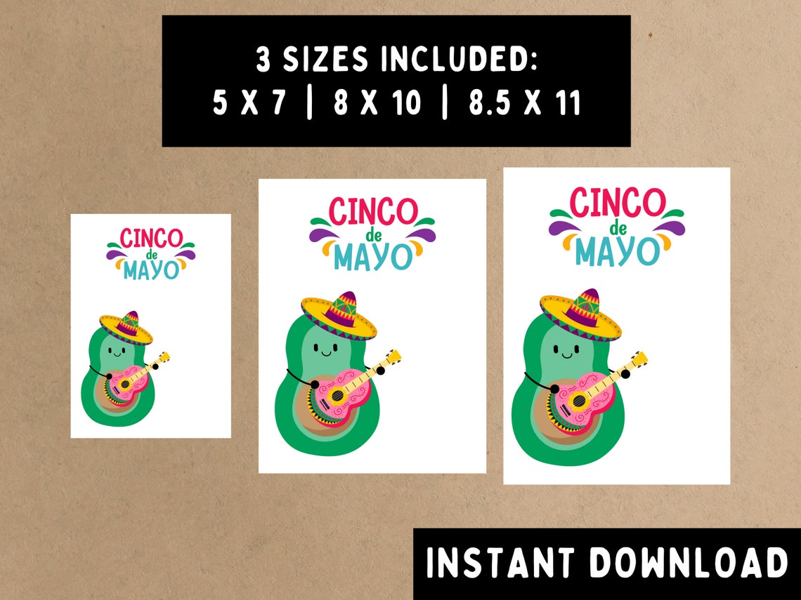 Cinco De Mayo Handprint Craft Bundle Printable DIY Craft Activities ...