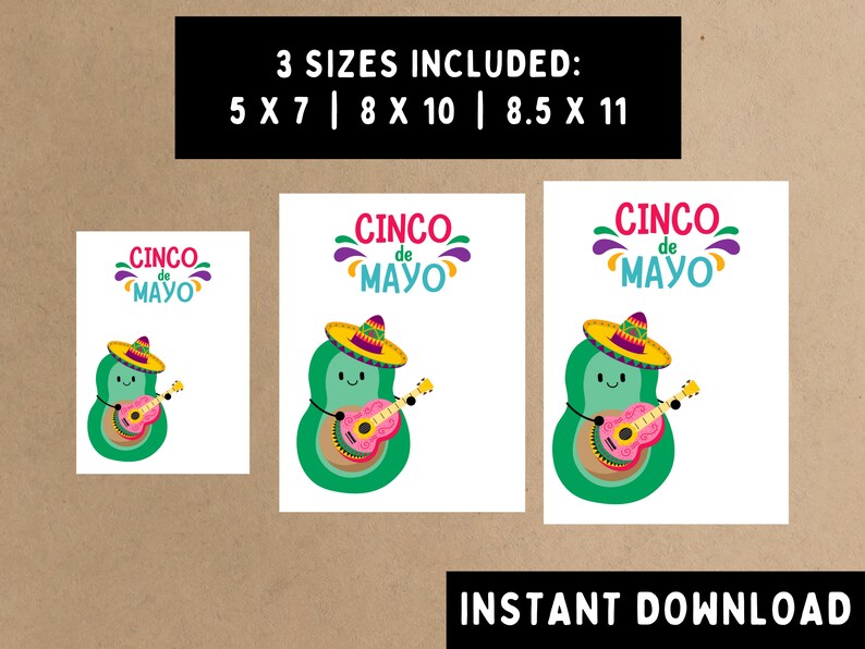 Cinco De Mayo Handprint Craft Bundle Printable DIY Craft Activities ...