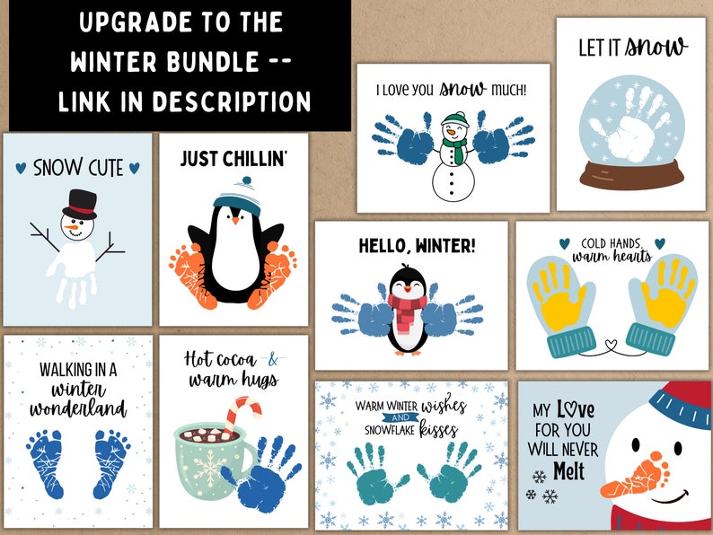 Snowman Handprint Craft Printable DIY Winter Handprint Activity Snow ...