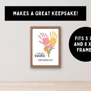 Mother's Day Handprint, Footprint & Fingerprint Craft Bundle ...