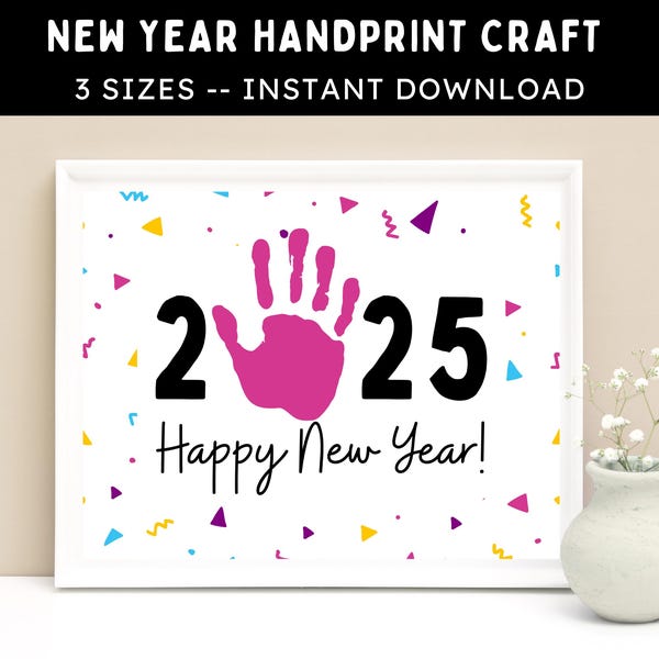 New Year Preschool Craft - Etsy