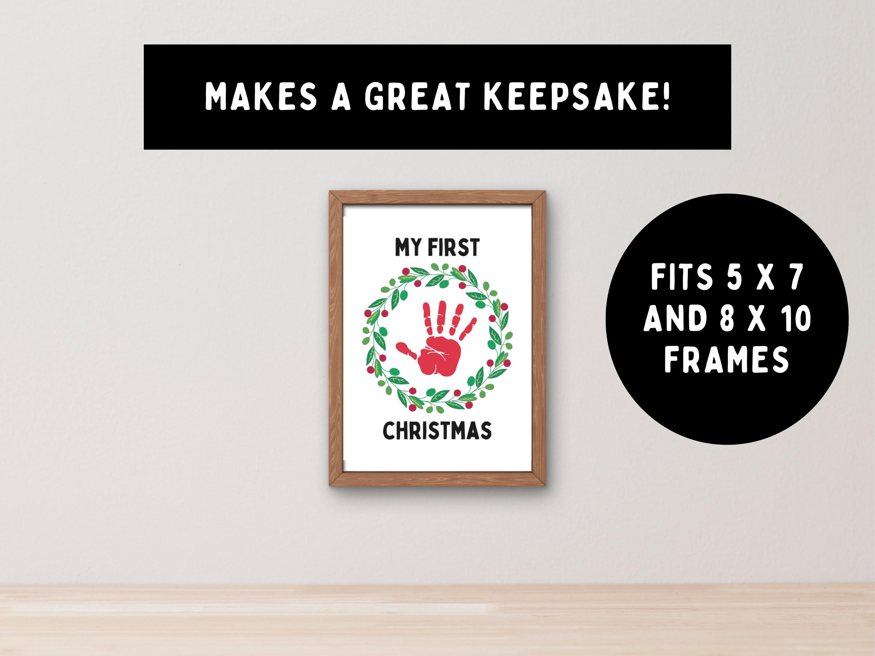 10 Christmas Handprint & Footprint Craft Bundle -- Printable DIY ...