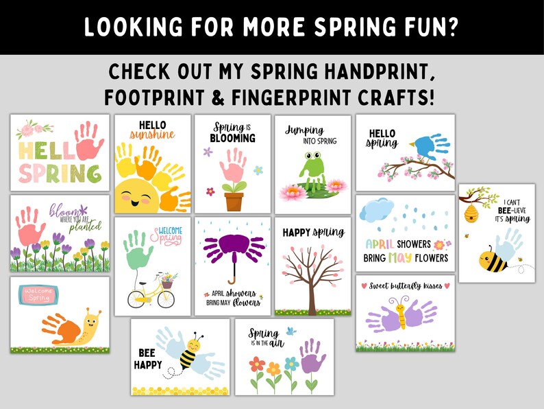 Spring Cut and Paste Paper Crafts -- Printable Torn Paper Art ...