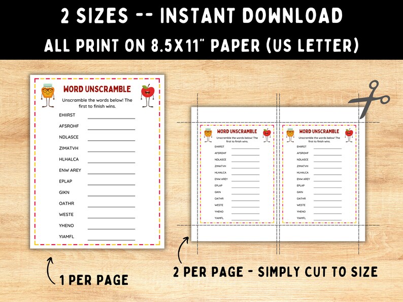 6 Rosh Hashanah Games -- Printable Jewish New Year Activities -- Rosh ...