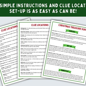 Christmas Treasure Hunt -- Festive Scavenger Hunt for Kids & Family ...