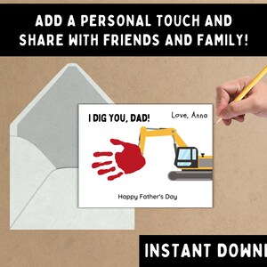 Father's Day Construction Truck Handprint Craft -- Printable DIY Art ...