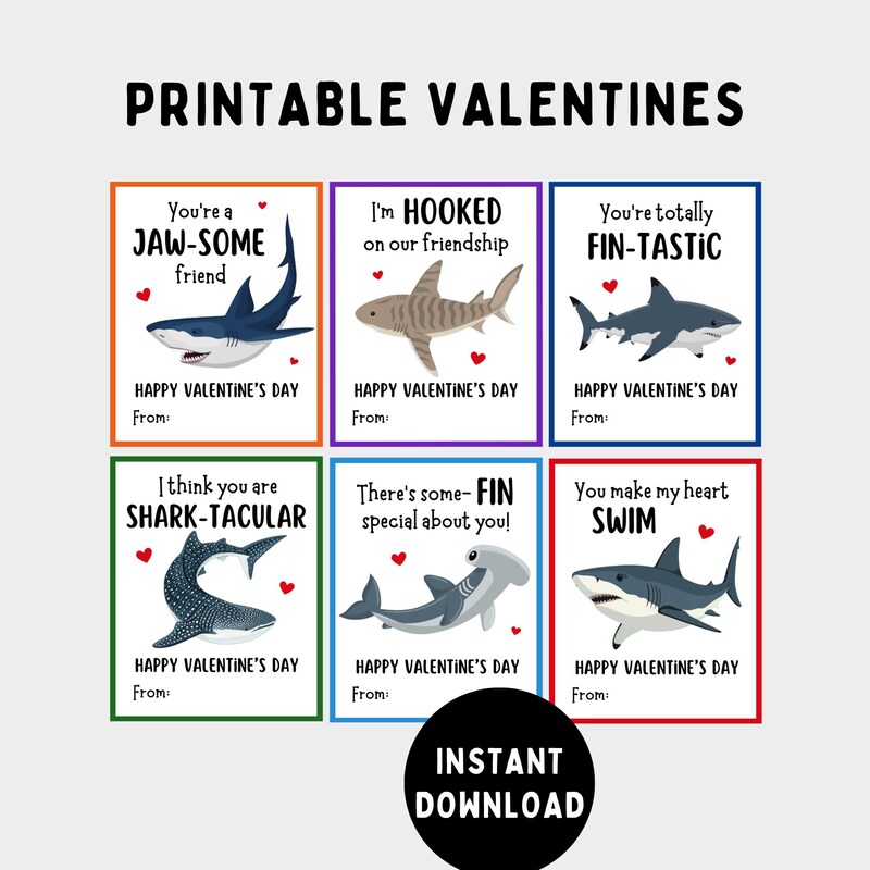 Holiday Shark Card - Etsy