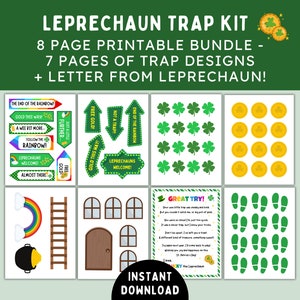 Leprechaun Trap Kit -- Easy DIY Bundle to Catch a Leprechaun on St ...