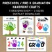 Preschool / Pre-k Graduation Handprint Craft Bundle Printable DIY Craft ...