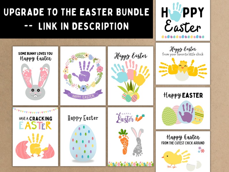 Easter Egg Handprint Craft Printable DIY Easter Handprint Activity ...